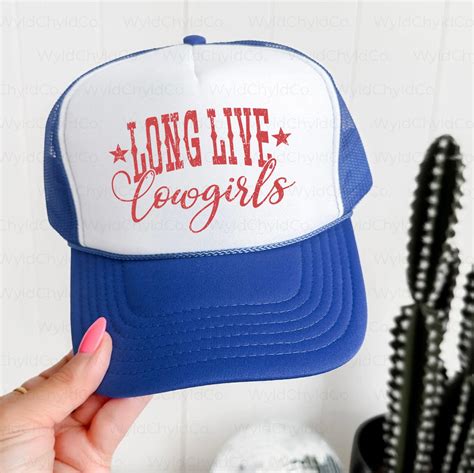 Long Live Cowgirls Trucker Hat Coastal Cowgirl Hat Nashville Girls