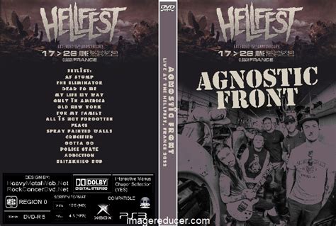 Bands A :: Agnostic Front :: AGNOSTIC FRONT Live At The Hellfest, France 2022 DVD - The Best ...