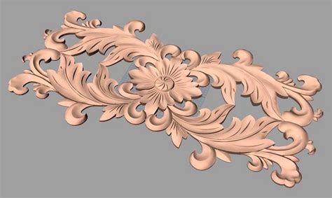 Door Design 3d Relief Model Stl Format File For Cnc Carving E660