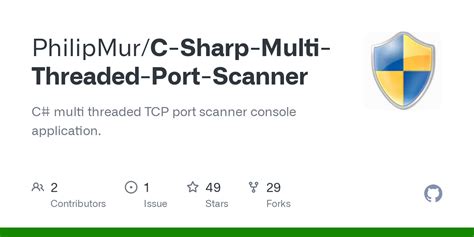 Github Philipmurc Sharp Multi Threaded Port Scanner C Multi Threaded Tcp Port Scanner