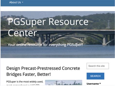 pgsuper open source girder bridge design software backdrop cms