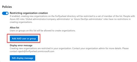 Restrict New Organization Creation Microsoft Entra Tenant Policy