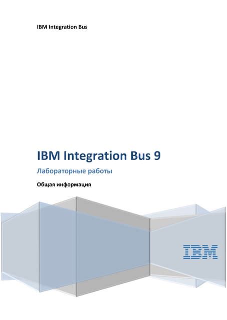 ibm integration bus 9 pdf
