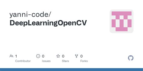 GitHub Yanni Code DeepLearningOpenCV