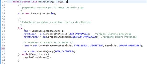Ejercicio Java Trabajando con una Base de datos Solución