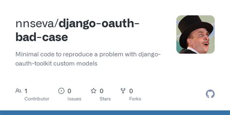 Github Nnsevadjango Oauth Bad Case Minimal Code To Reproduce A Problem With Django Oauth