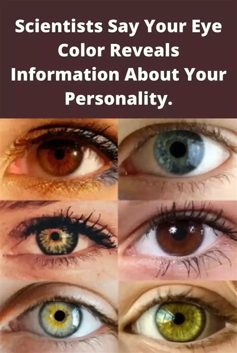 Eye Color Based On Personality