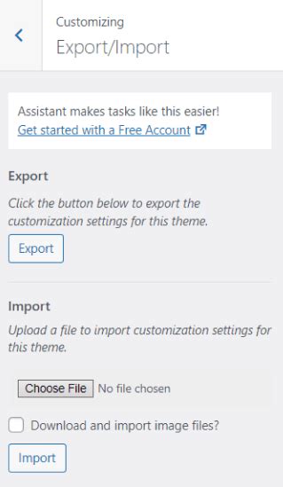 How To Import And Export Wordpress Theme Settings