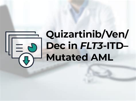 Phase I Ii Trial Of Quizartinib Venetoclax And Decitabine In Flt3 Itd Mutated Aml Cco