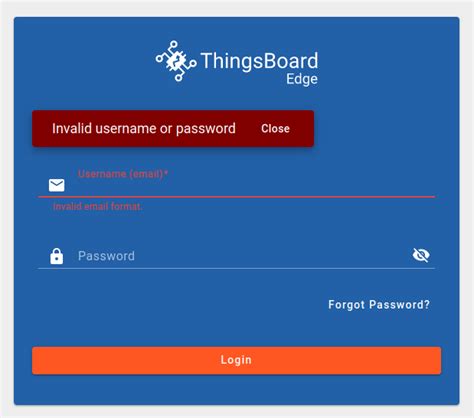 Question Not Able To Login Into TB Edge Localhost Issue Thingsboard Thingsboard