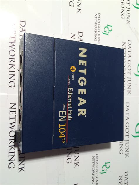 Netgear En104 4 Port 10base T Ethernet Network Hub