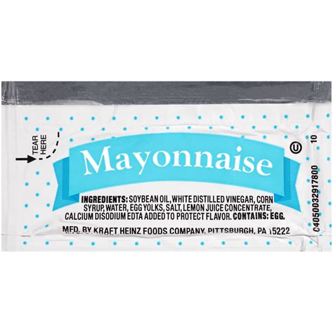Ppi Single Serve Mayonnaise 9 Gr Packets Pack Of 200