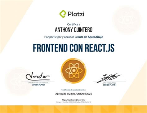Diploma Desarrollo React Pdf