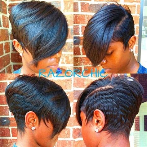 8 Perfect Razor Cut Short Hairstyles Black Hair