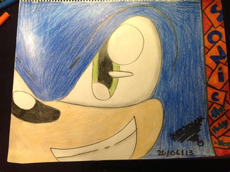 Sonic Close Up By Itrashtom On Deviantart