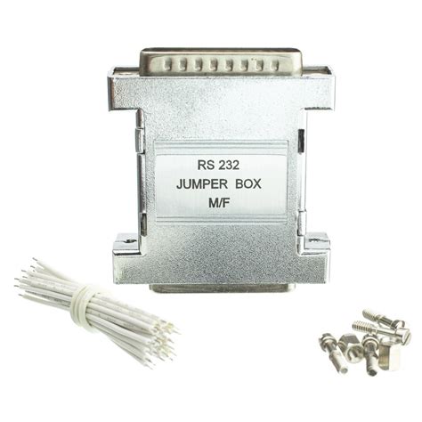 Acl Rs 232 Db25 Male To Db25 Female Jumper Box Cable
