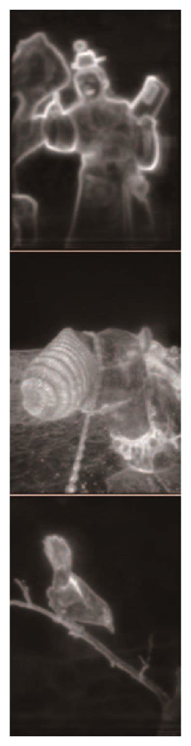visual saliency results example no 1 and no 3 are the input image