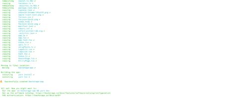 npx backstage create app [errno 2] no such file or directory