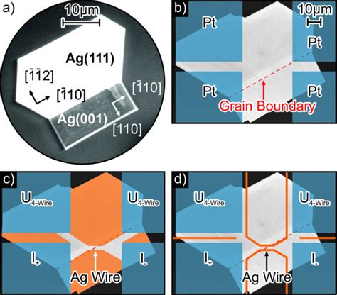 Epitaxial Ag Wires With A Single Grain Boundary For Electromigration Review Of Scientific