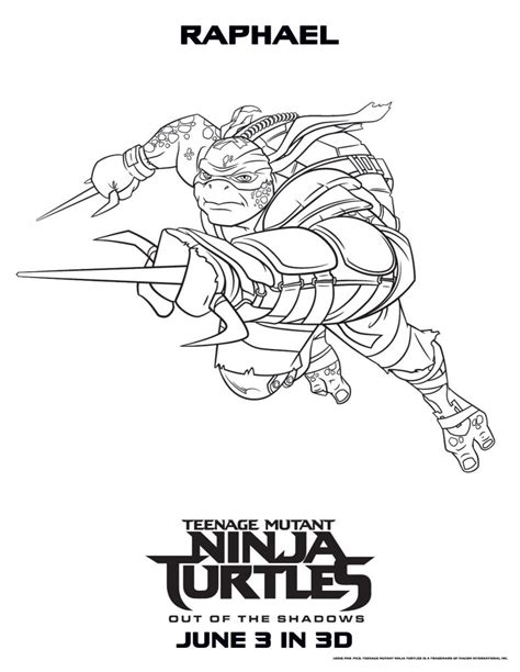 Teenage Mutant Ninja Turtles Coloring Pages Free Printable Coloring
