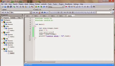 Cara Menggunakan Bahasa C Dengan Codeblock