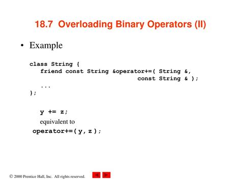 PPT Chapter Operator Overloading PowerPoint Presentation Free