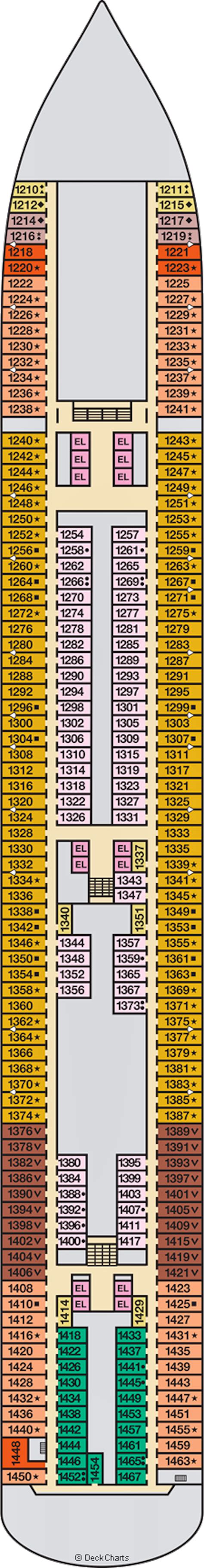 Carnival Magic Deck Plans