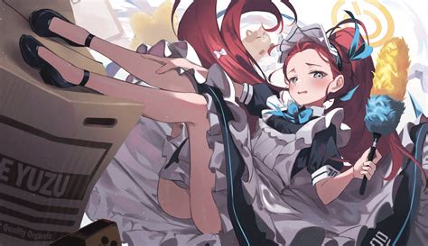 Timo Wei95 Yuzu Blue Archive Yuzu Maid Blue Archive Blue