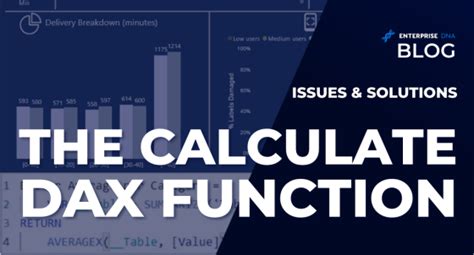 the calculate dax function issues and solutions