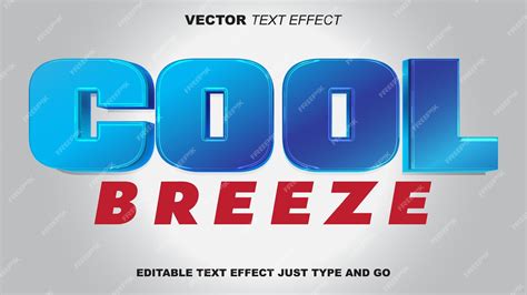 Premium Vector Cool Text Effects
