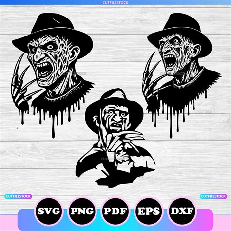 Freddy Krueger Svg Png Horror Freddy Krueger Bundle Svg