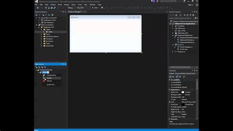 1 Как подключить базу данных к форме в Visual Studio YouTube