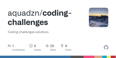 Github Aquadzncoding Challenges Coding Challenges Solutions