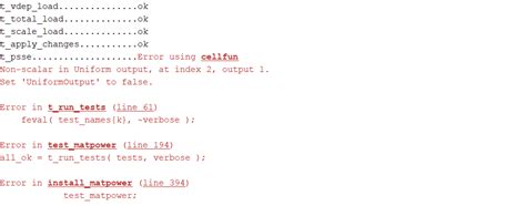 Error While Installing Matpower Issue MATPOWER Matpower GitHub