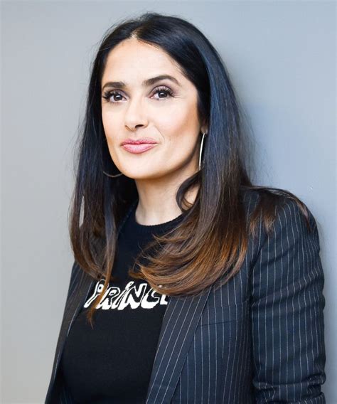 Salma Hayek Just Gave Fans A Rare Glimpse Of Her Natural Curls Salma