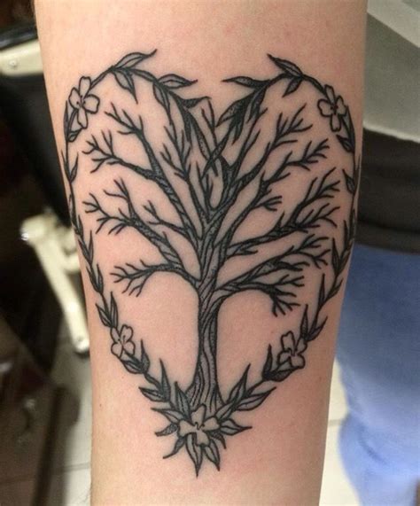 Pin By Kathy Lowrey On Tree And Bike Tattoo Tree Heart Tattoo Tree Tattoo Tattoos