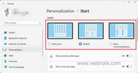 How To Change Start Menu Layout In Windows WebNots