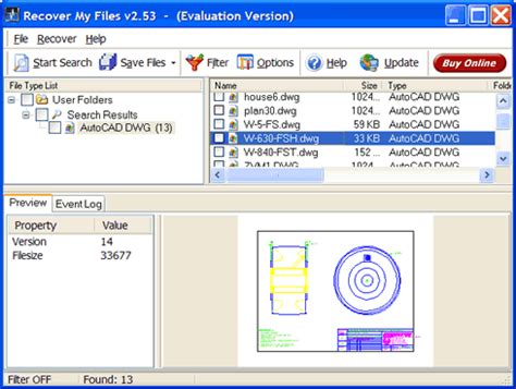 Recover Deleted AutoCAD DWG Files
