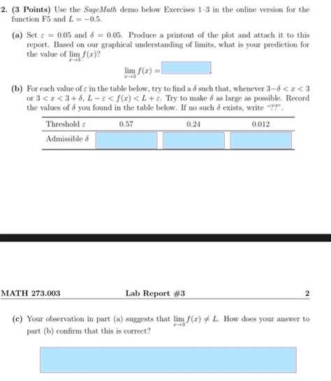 2 3 points use the sagemath demo below exercises