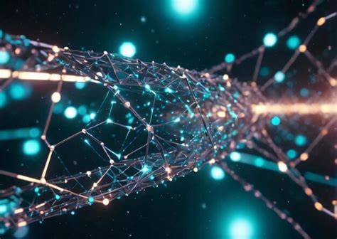 Connected Network Big Data Flow Digital Connectivity Futuristic Technology Data Visualization