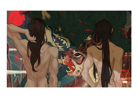 Mu Qing And Feng Xin Tianguan Cifu Drawn By Canayams Danbooru