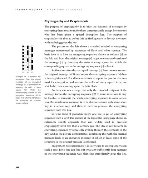 Cryptography And Cryptanalysis A New Kind Of Science Online By