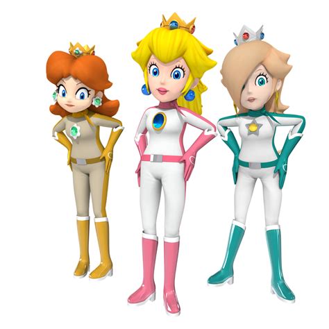 Mario Kart Biker Girls 3d Render By Tppercival On Deviantart