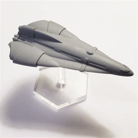 Yoshida Stealth Ship Starship Miniature For Starfinder A Etsy