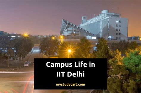 Iit Delhi Campus Selection