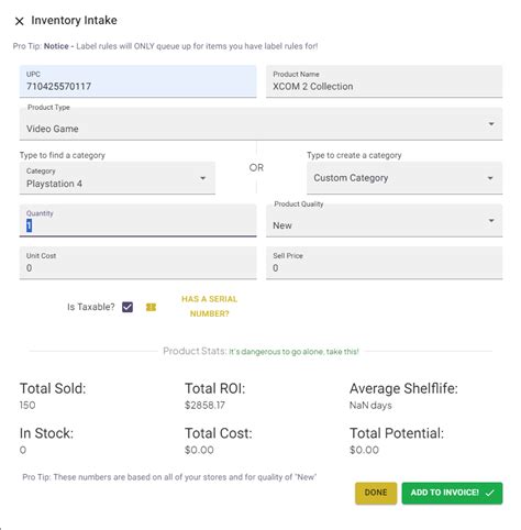 Extensive Invoicing System Fulcrum Os Video Game Store Point Of Sale System