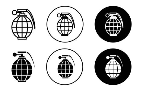 Fragmentation Grenade Icon 47419450 Vector Art At Vecteezy