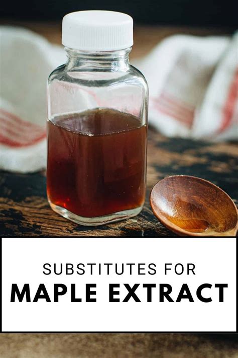 Maple Extract Substitute Aimee Mars