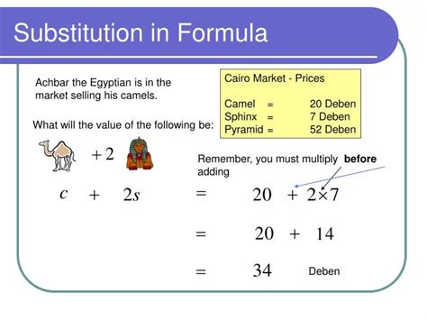 Ppt Substitution In Formula Powerpoint Presentation Free Download Id 2692210