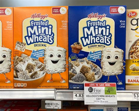 Get Boxes Of Kelloggs Mini Wheats Cereal For Just 92¢ At Publix